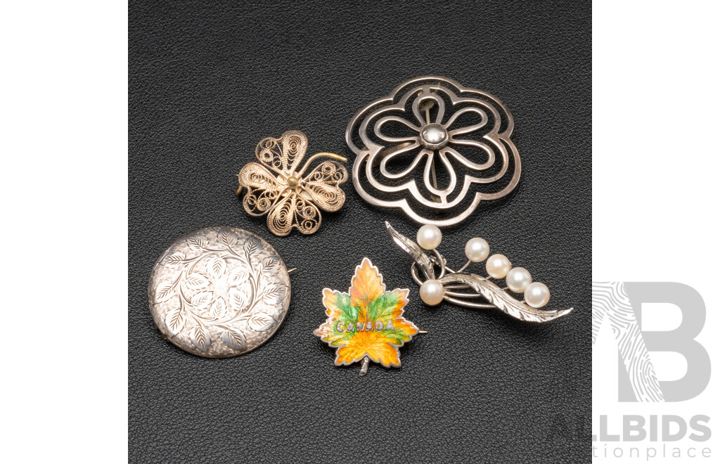 Collection of (5) Sterling Silver - Lot 1636699 | ALLBIDS