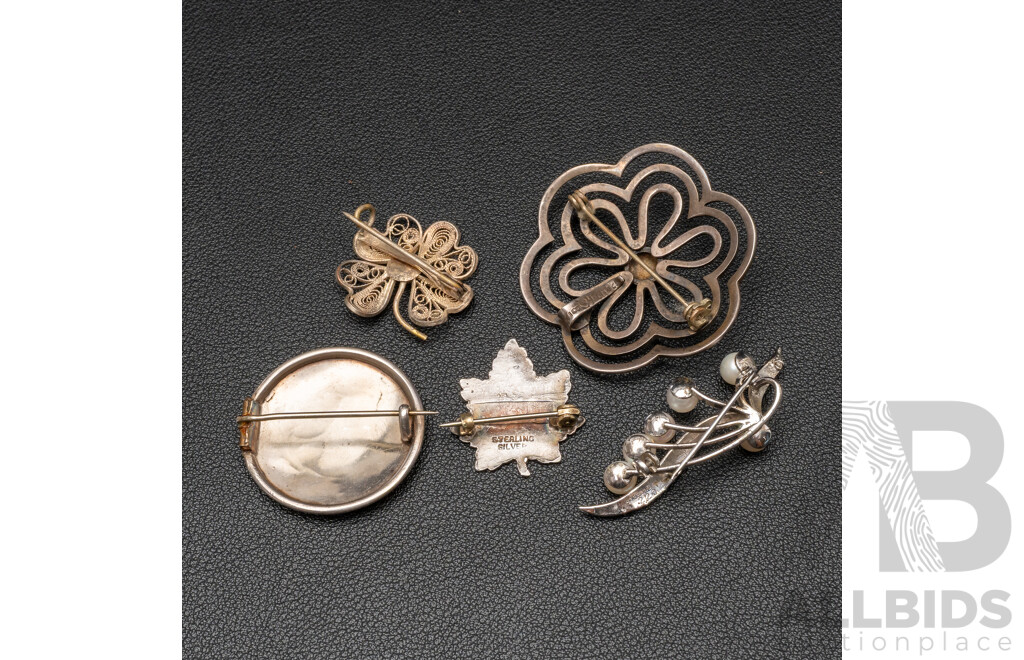 Collection of (5) Sterling Silver - Lot 1636699 | ALLBIDS