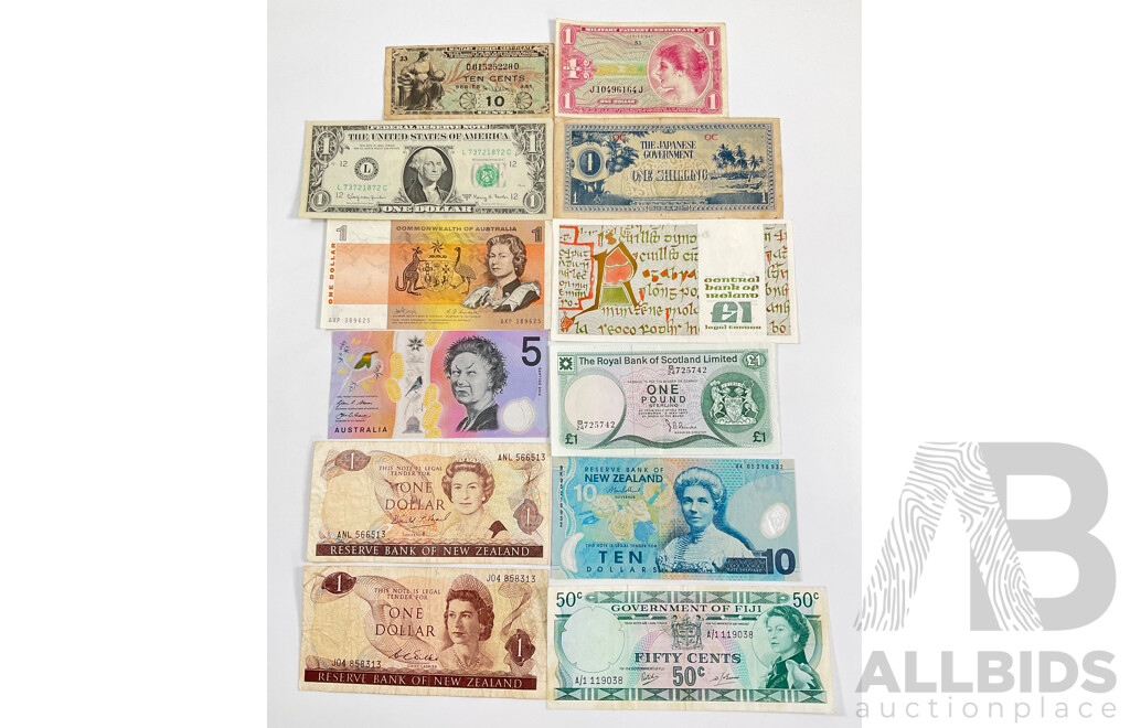 Assortment of Collectable Banknotes - Lot 1638674 | ALLBIDS