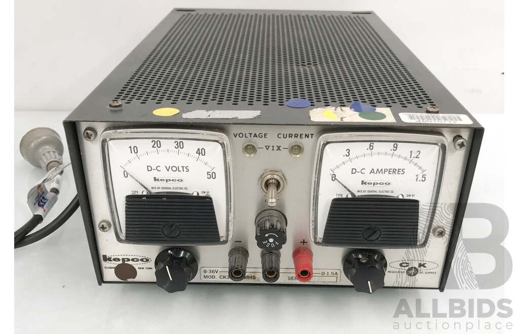 Kepco (CK36-1.5MHS) Regulated Power - Lot 1634777 | ALLBIDS