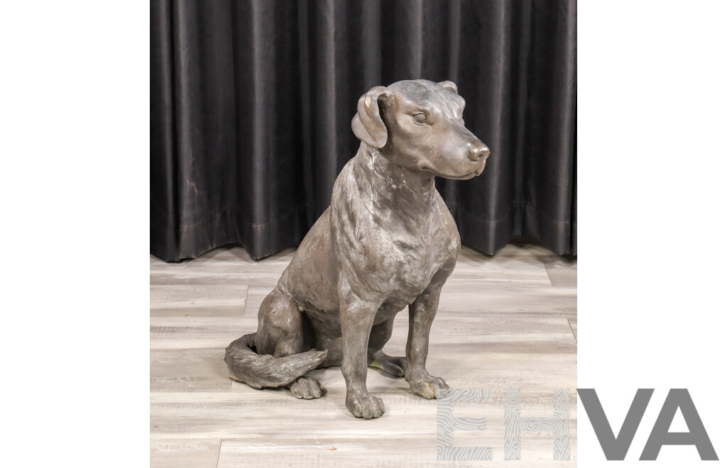 Modern Cast Metal Figure of a Hound - Lot 1637771 | EHVA