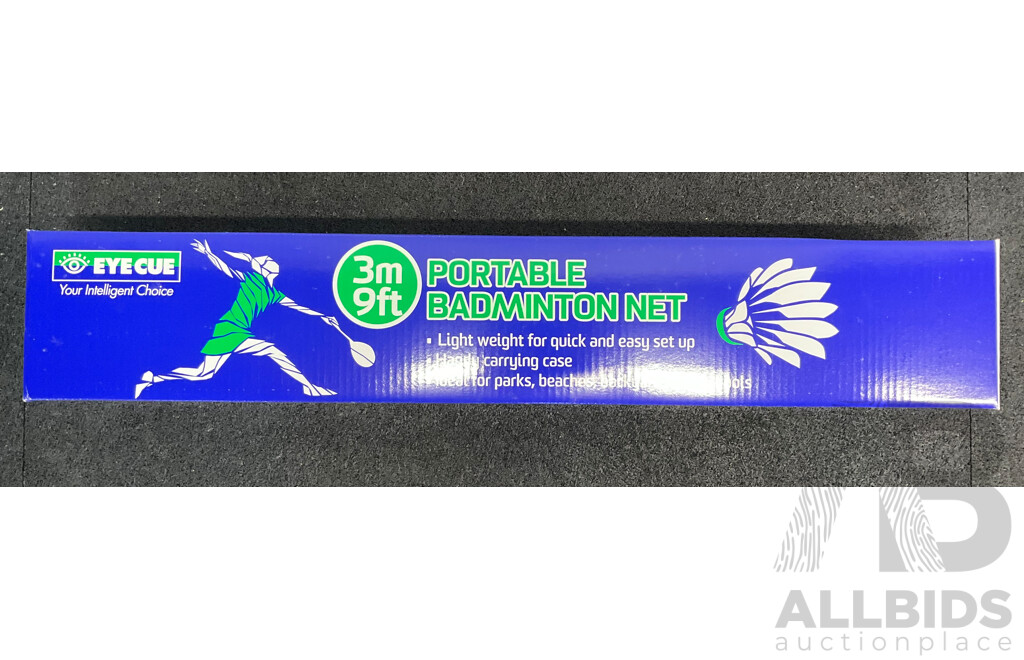 EYE CUE 3-Metre Portable Badminton - Lot 1640510 | ALLBIDS