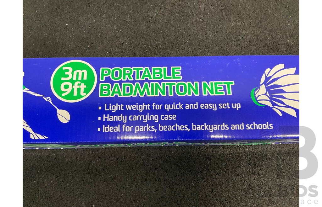 EYE CUE 3-Metre Portable Badminton - Lot 1640510 | ALLBIDS