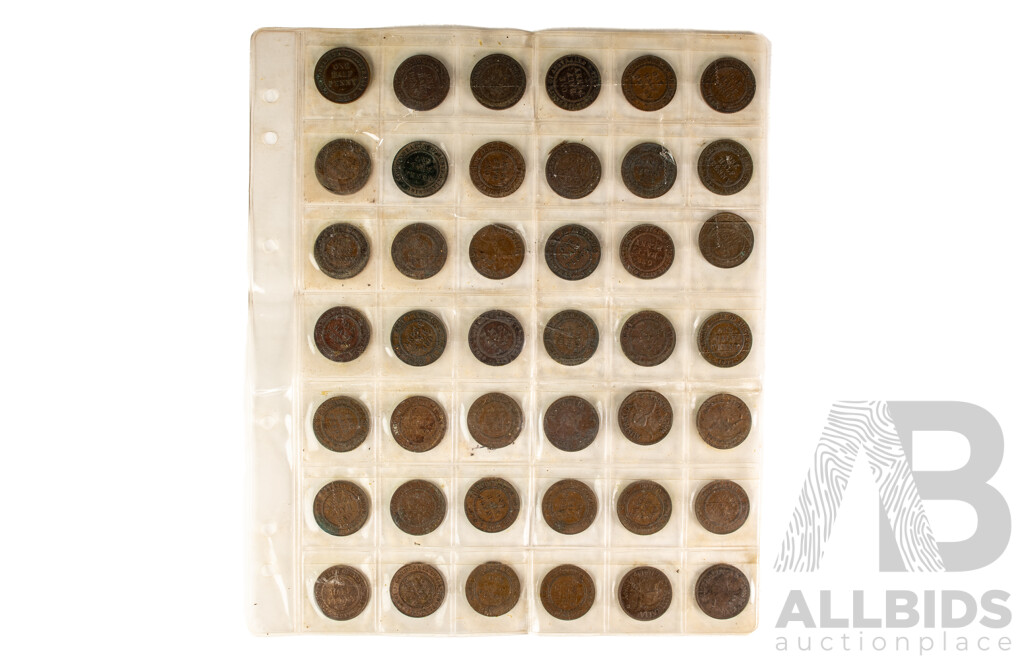Australian KGV/KGVI Half Pennies, - Lot 1638628 | ALLBIDS