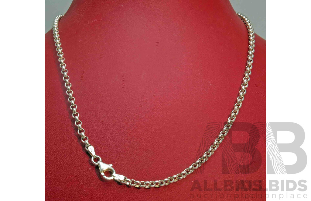 Italian Sterling Silver Chain - Lot 1636526 | ALLBIDS