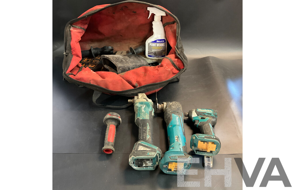 Three Makita Power Tools with Hand - Lot 1637144 | EHVA